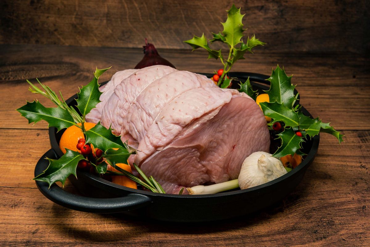 Whole Turkey Breast Single Boned and Rolled - Sykes House Farm