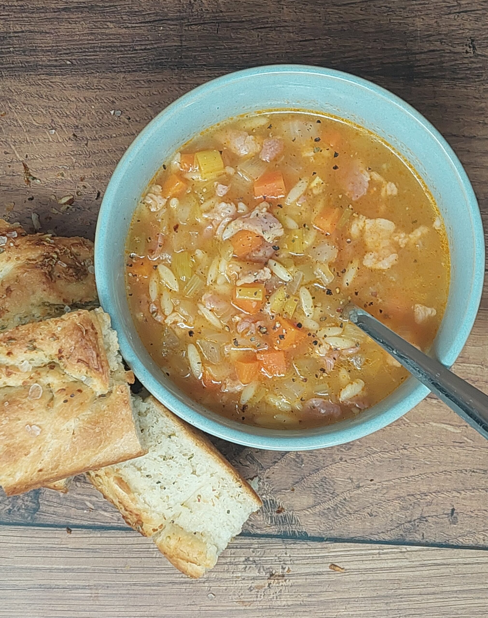Bacon & Orzo Minestrone- Sykes House Farm